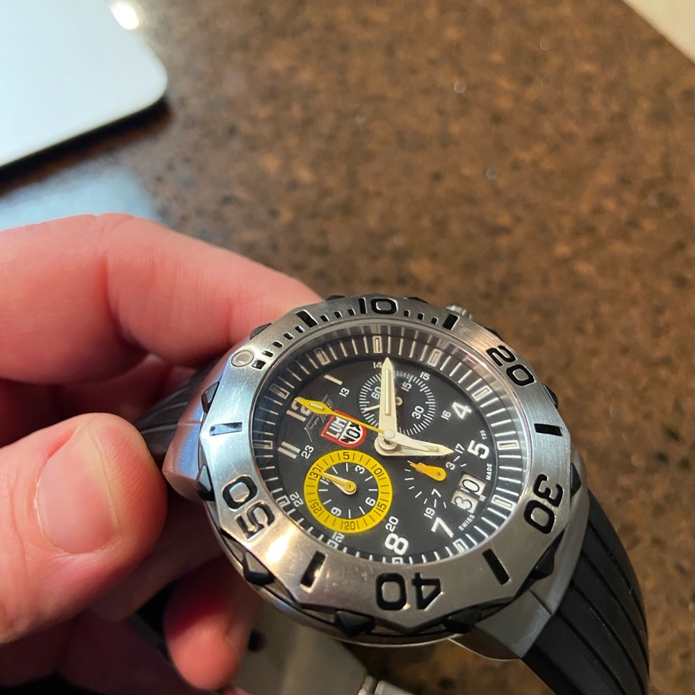 Rare Luminox 9120 Series F-16 Fighting Falcon Wristwa… - Gem